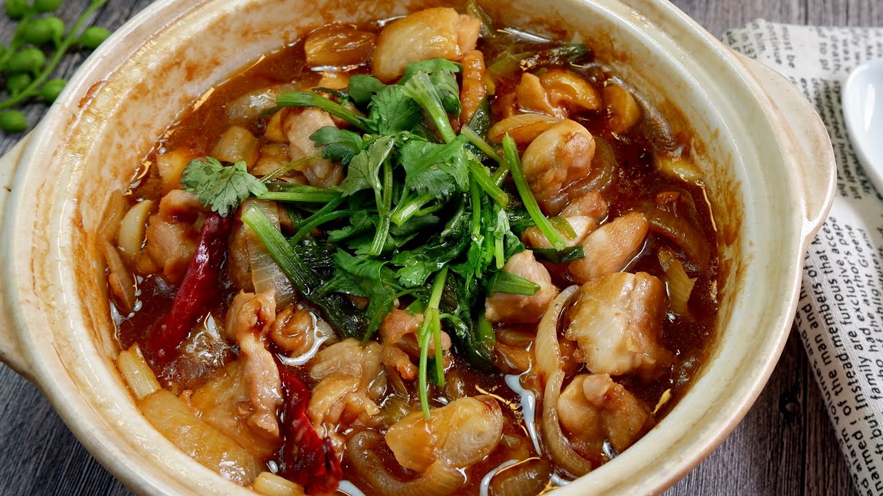 Best Chinese Chicken Dish! Super Easy Prawn Paste Chicken Pot Chinese ...