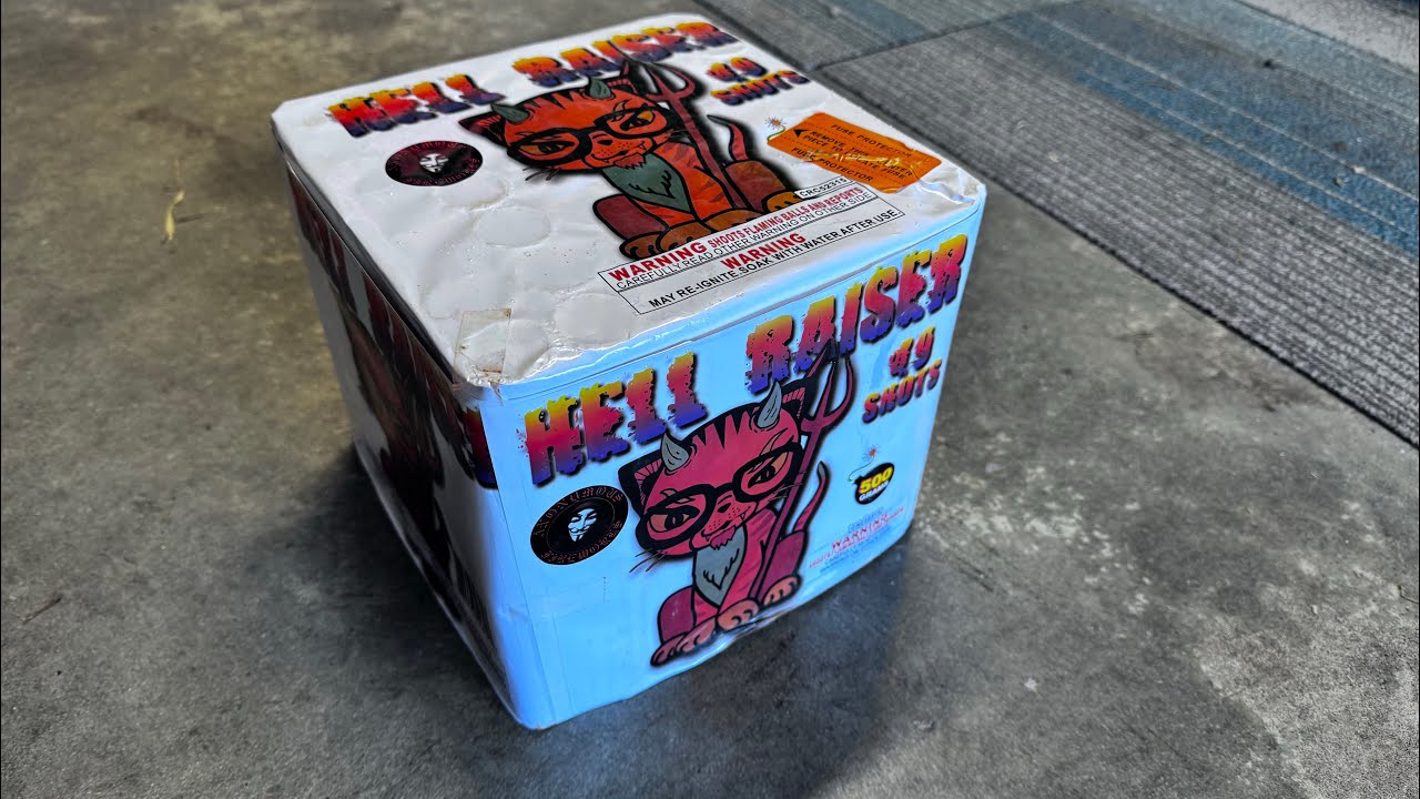 HELL RAISER 49 shot firework 🔥🔥 HITTER by ANONYMOUS FIREWORKS