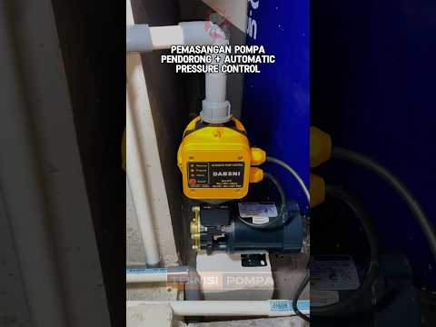 Pemasangan Pompa Pendorong Shimizu PS 128 BIT + Automatic Pressure Control #pompaair #shorts