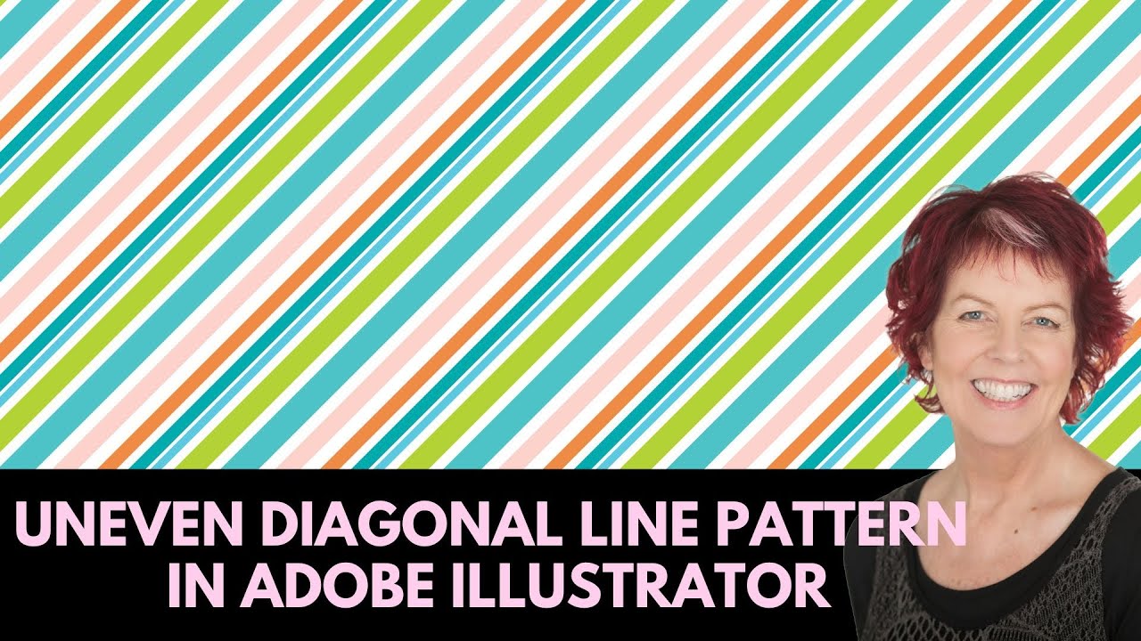 Illustrator - Create a Pattern of Uneven Width Diagonal Lines