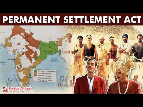 Permanent Settlement System in Bengal Video Lecture - CDS