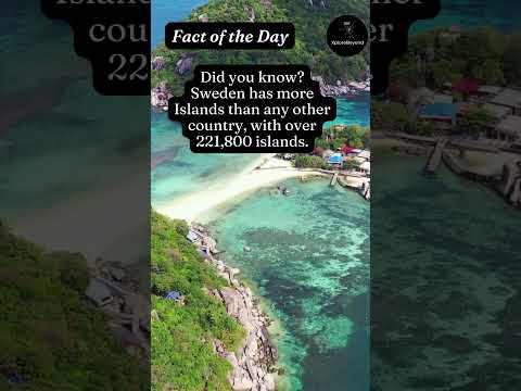 Number of Islands in Sweden | Fact of the Day | Xplore Beyond