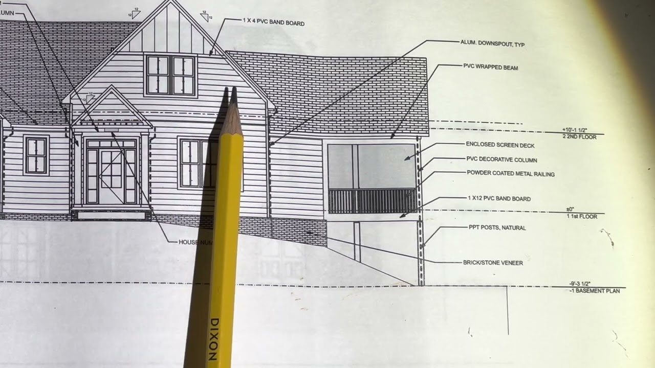 Reading Building Plans (Exterior Elevation Views)