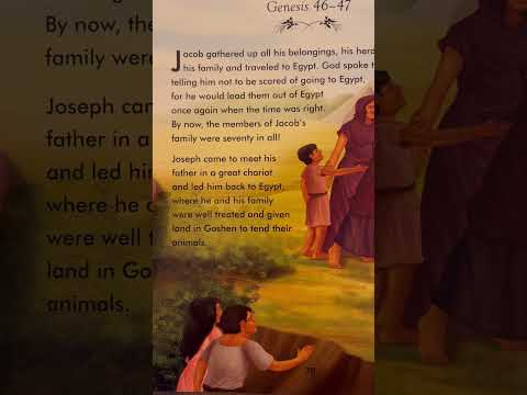 Genesis 46-47 - Moving To Egypt - The Complete Illustrated Children’s Bible #genesis46 #genesis47