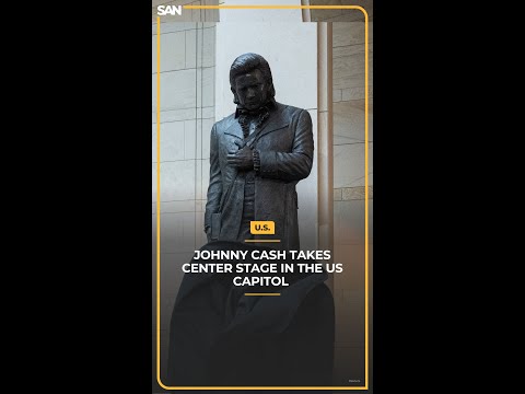 #Johnny #Cash takes center stage in the US #Capitol with new #statue unveiled