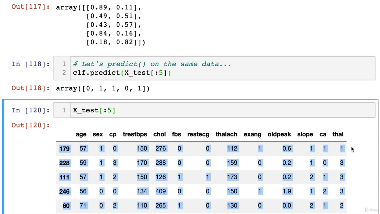 96 predict vs predict proba | Scikit-learn Creating Machine Learning Models