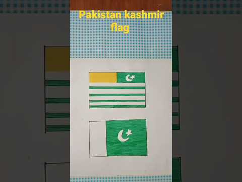 #Pakistan Kashmir flags #short #funwithart #youtubeshorts #viral #pak #kashmir