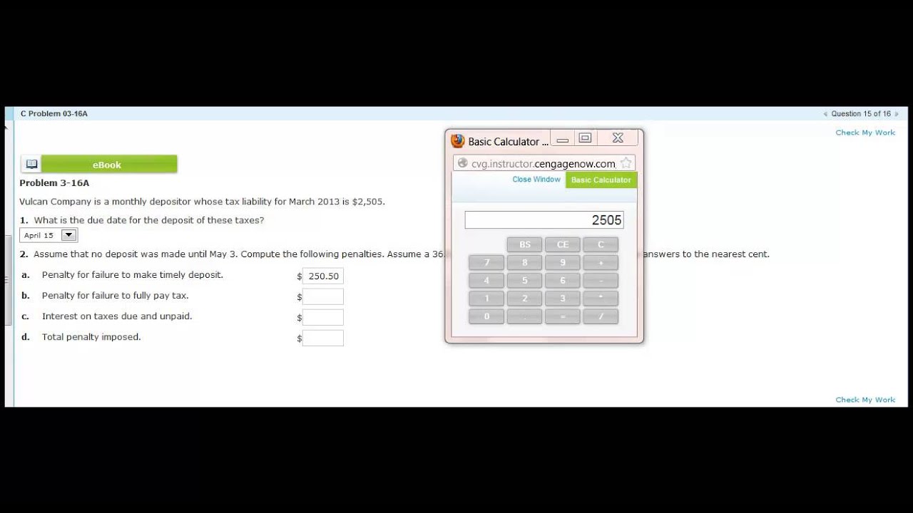 Payroll Ch. 3-16A