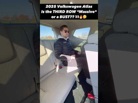 Check Out the Surprisingly Large Third Row in the 2025 VW Atlas!
