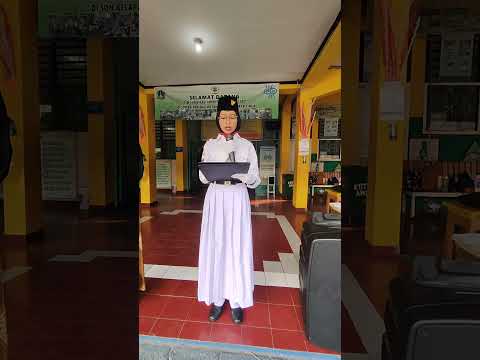MC Keren (Pembawa Acara) Upacara Bendera, SDN Kelapa Dua Wetan 02