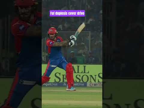 look at the faf's cover drive #ipl2025 #cricket #indianbatsman #bcci #icc