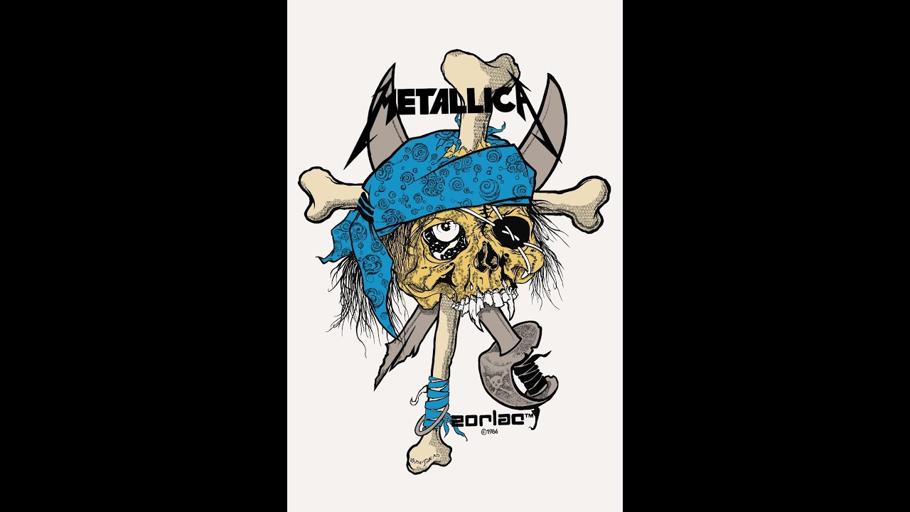 Recreating Pushead’s artwork for Zorlac Metallica Gen1 in Procreate on iPad Pro