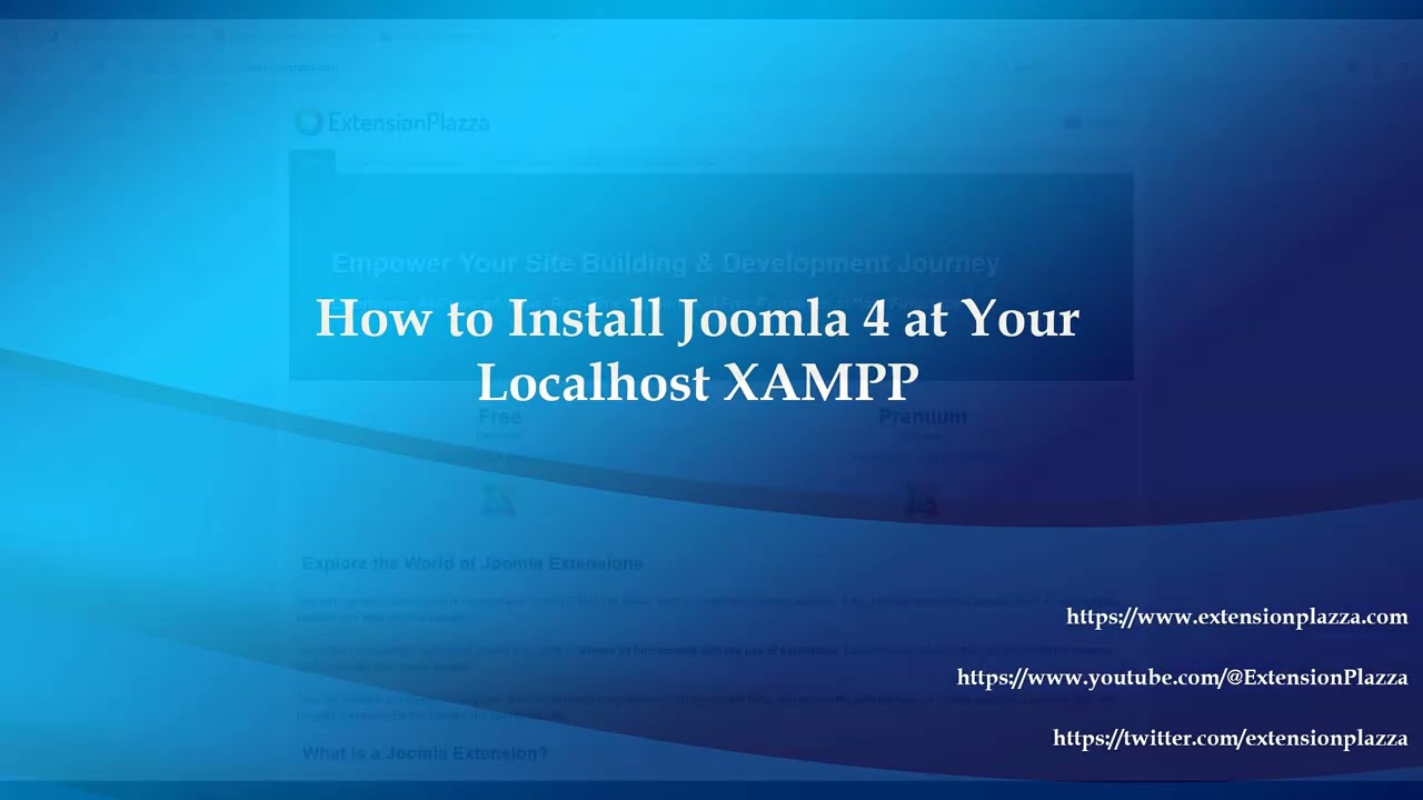 Joomla 4 Installation at Localhost (XAMPP) - Step-by-Step Guide