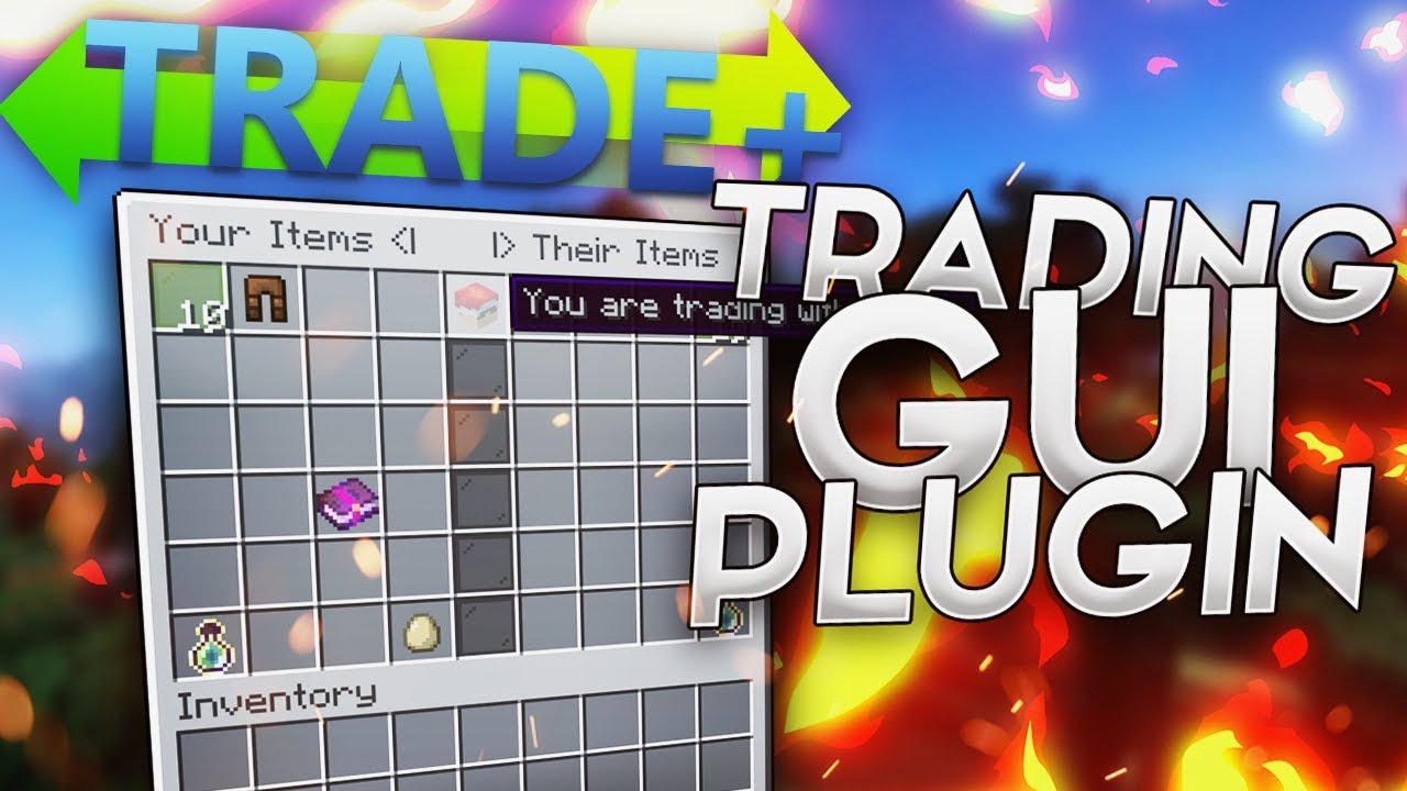 Trade GUI Plugin | Minecraft