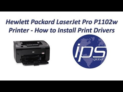 HP P1102w - How to Install Print Drivers