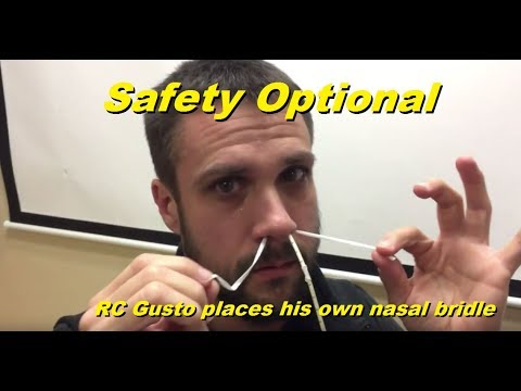 RC Gusto Places his own Nasal Bridle - Safety Optional Episode 4