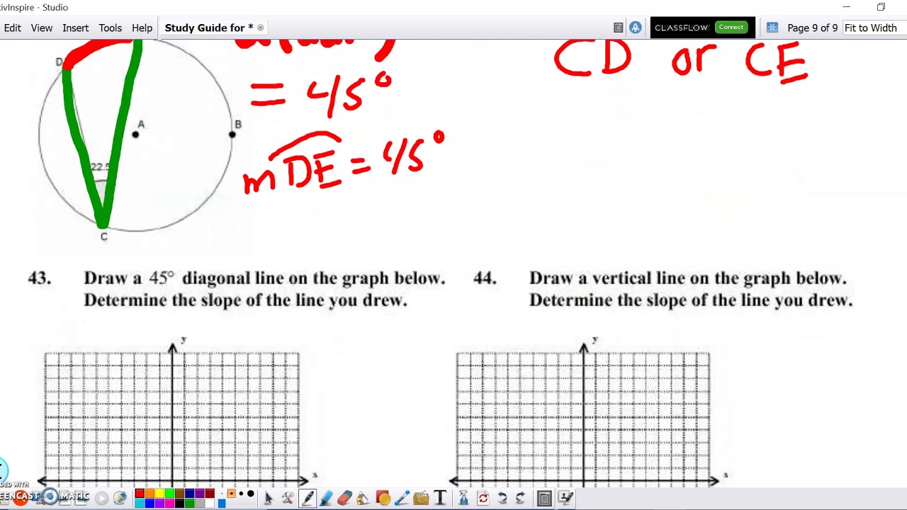Ad Alg Chapter 1 Study Guide Cummulative Review