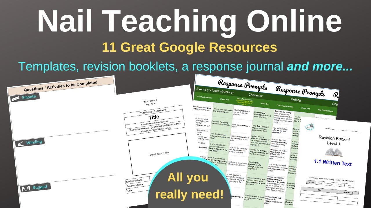 All You Need to Teach Online