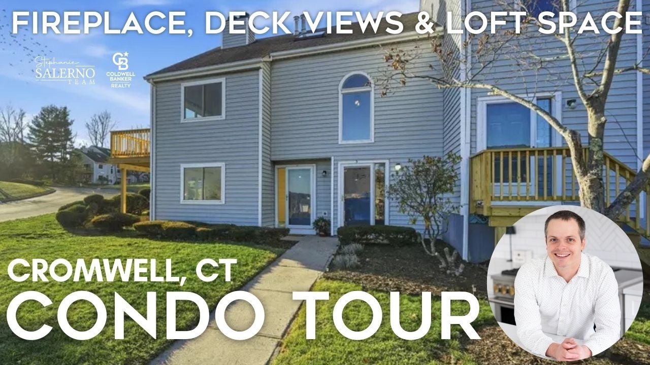 Cromwell CT Condo Tour | Fireplace, Deck Views & Loft Space