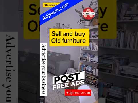 Sell and buy new and old furniture online on adjeem.com