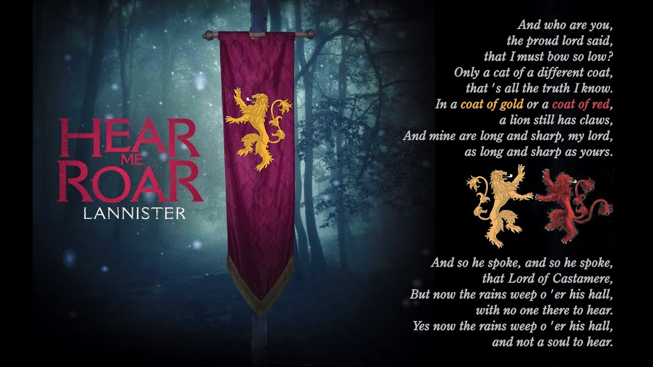 Game of Thrones (Soundtrack): The Rains of Castamere