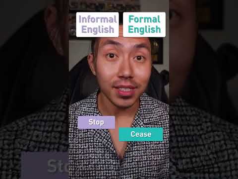 The Difference Between Formal and Informal English
