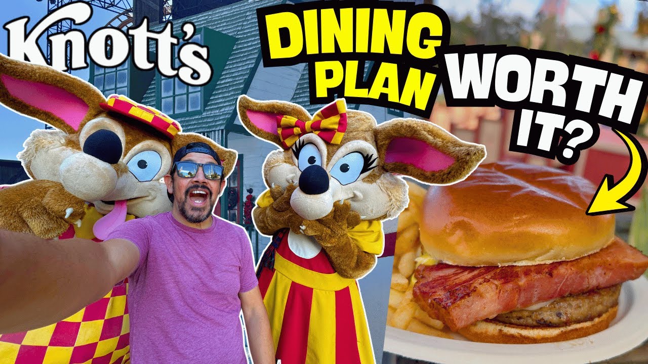 Is the DINING PLAN Worth it? | Best Places to Eat | Knott's Berry Farm 2026