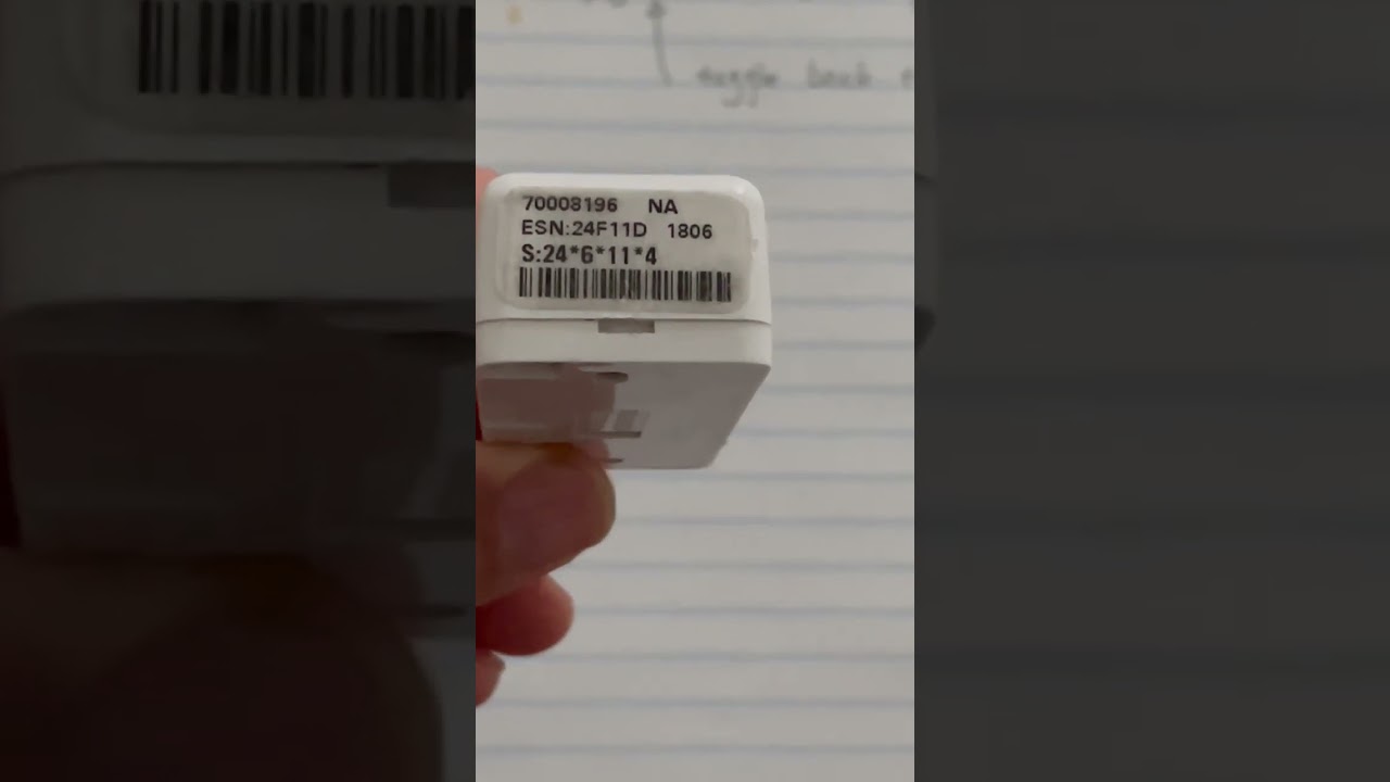 DSC wireless sensor ESN number