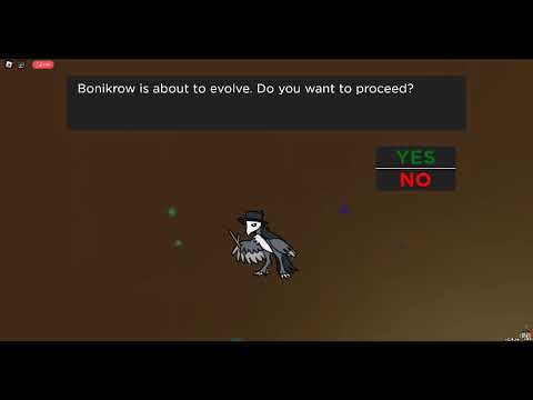 Bonikrow evolves into Medikrow (Doodle World)