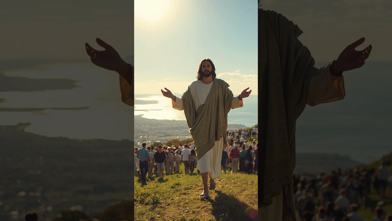 Why did Jesus lead the multitude up the hillside? #goodnews #walkinspiritoftheholyspirit