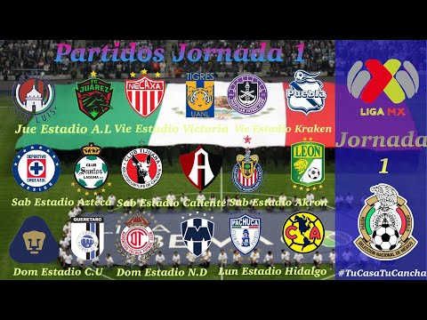 ✅Revelan la Jornada 1 del Calendario Apertura 2020 Liga mx⚽️