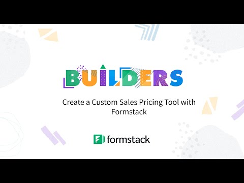 Create a Custom Sales Pricing Tool with Formstack