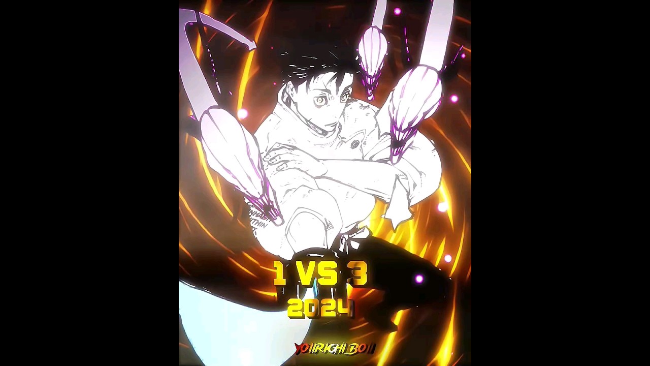 Sukuna is doing 1vs all not 1v 3 💀💀#sukuna#yuji#yuta#rika#jjk#manga #mangaedit#anime#reels #trending