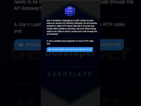 AWS Certified Developer Associate #aws