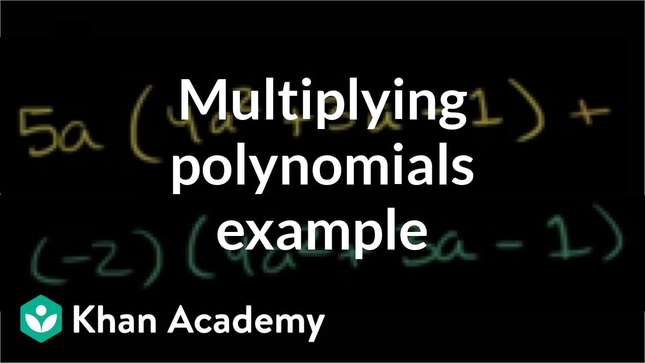 Multiplying polynomials example | Polynomial and rational functions | Algebra II | Khan Academy