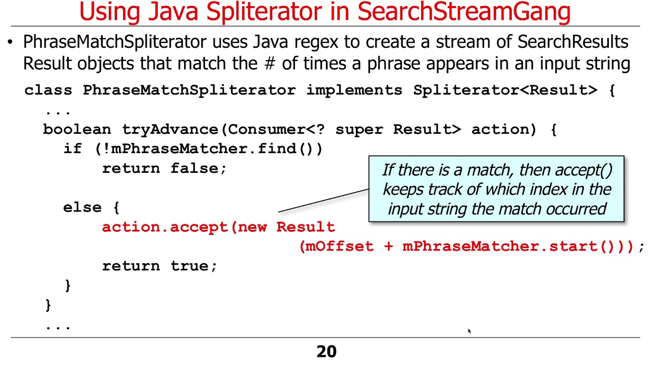 Java 8 Sequential SearchStreamGang Example (Part 3)