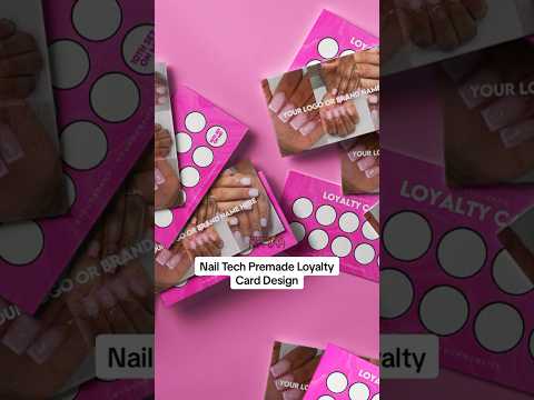 Design Nail Tech Loyalty Cards With Me!