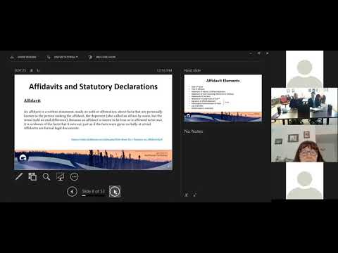 Notaries Public - Affidavits and Statutory Declarations