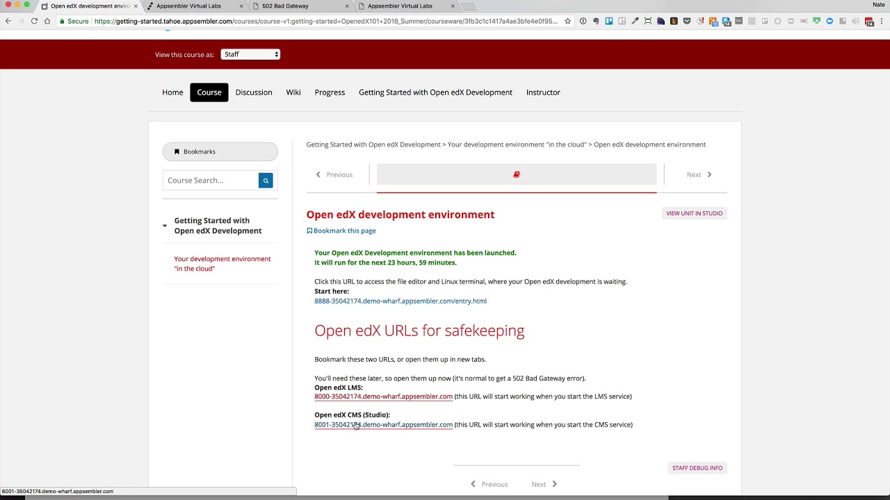 Getting Started with Open edX Development