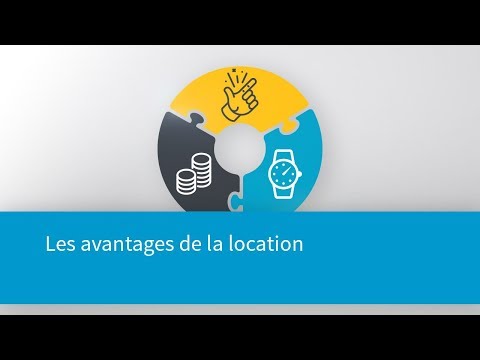 Les avantages de la location