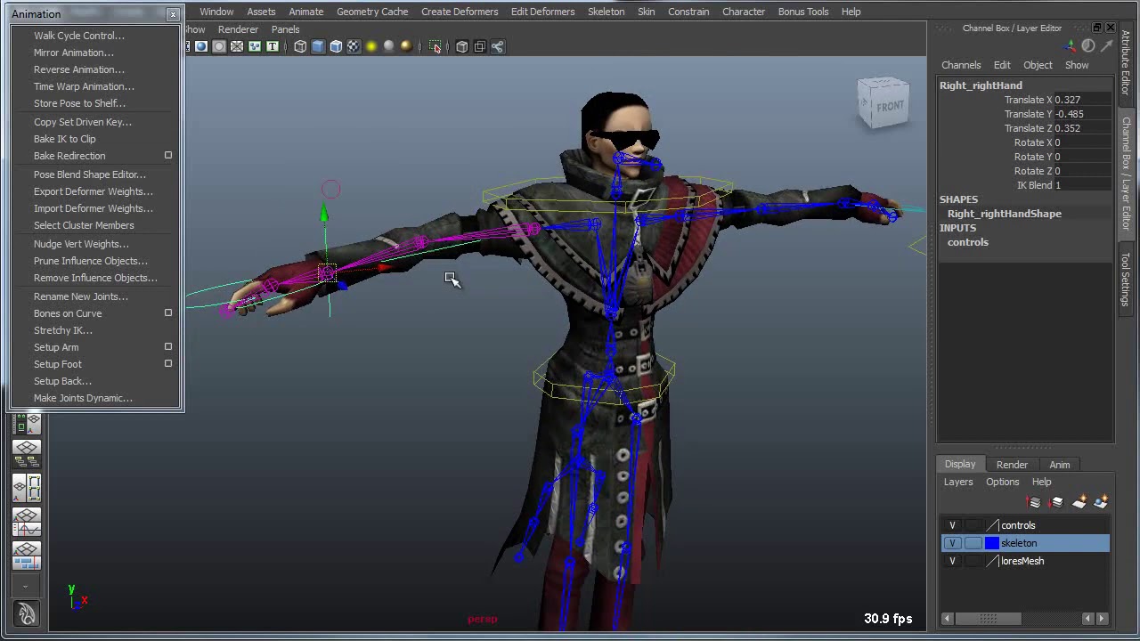 Maya Bonus Tools - Auto Rigging Tools