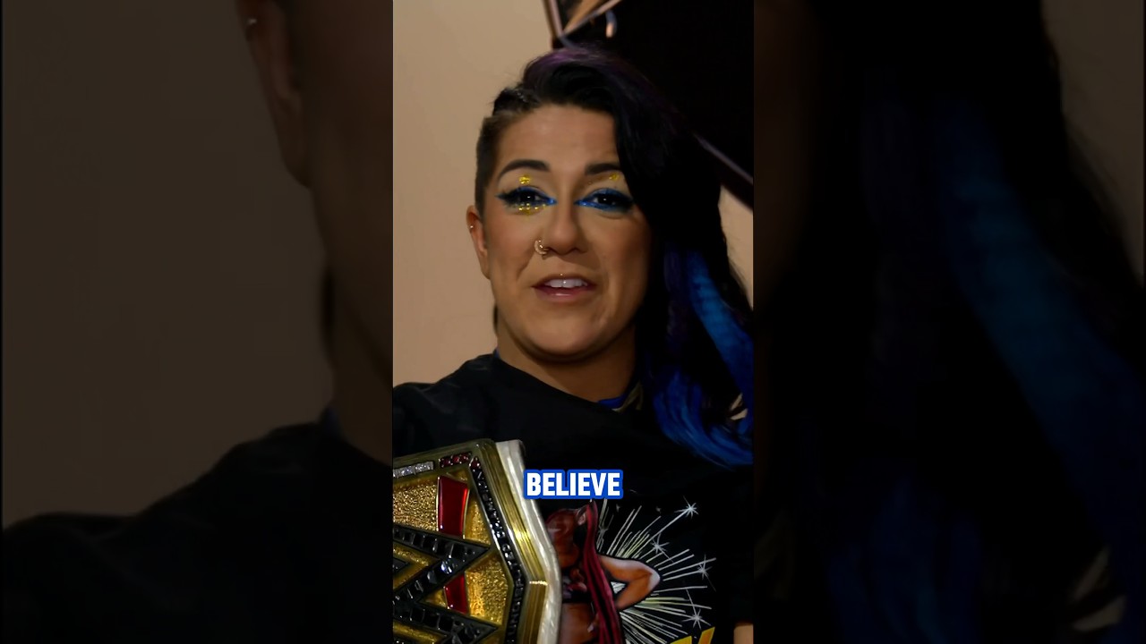 Don't worry Bayley, this is all real life and you absolutely DESERVE it 👏