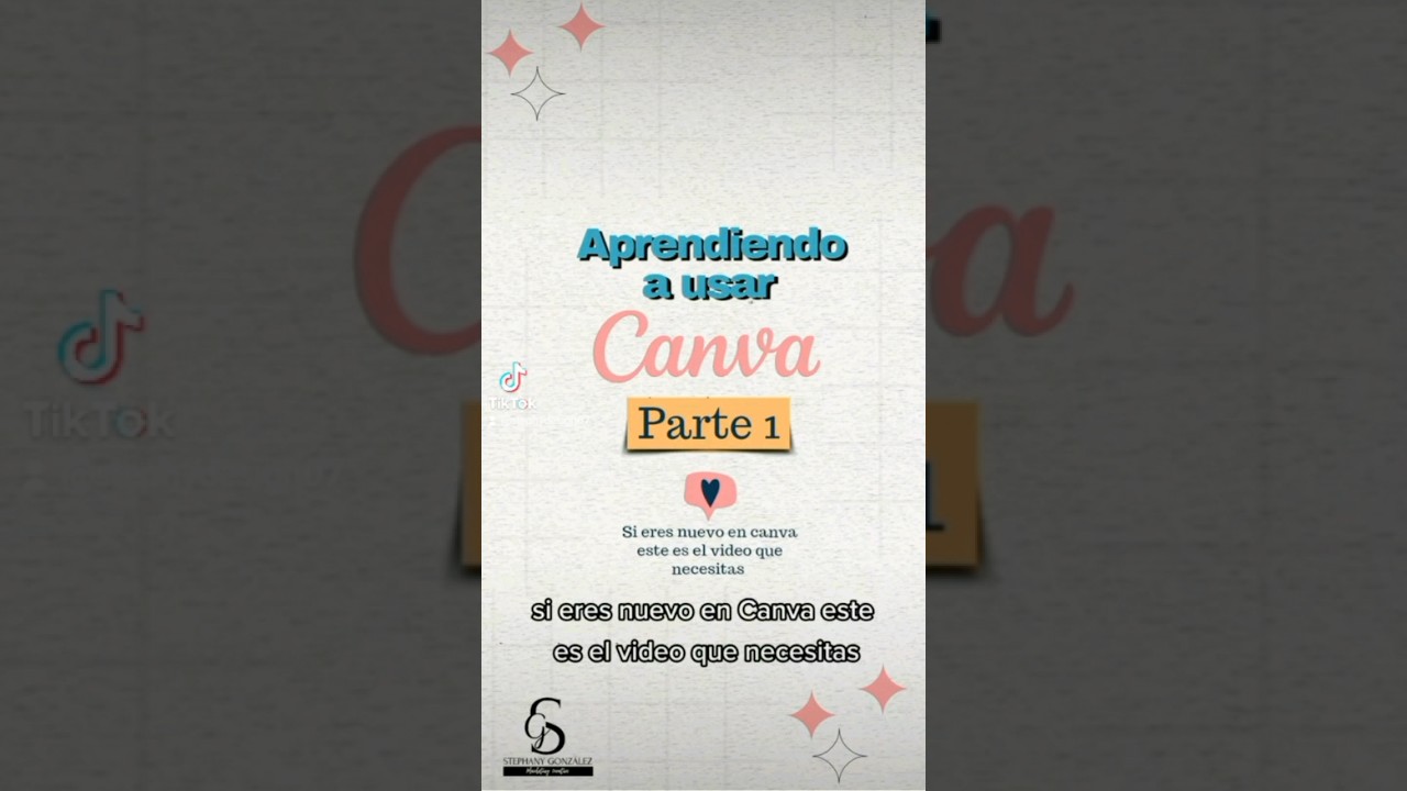 CÓMO aprender a USAR CANVA parte 1 #canva