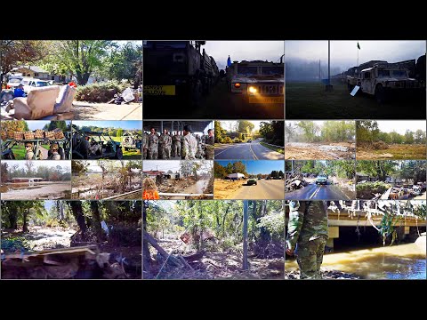 U.S. Army Conducts Hurricane Relief Route Recon in North Carolina 2024