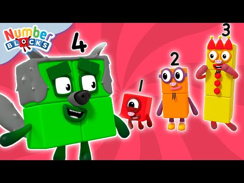 Three Little Pigs | Full Episode - S1 E8 | Numberblocks (Level 1 - Red 🔴)