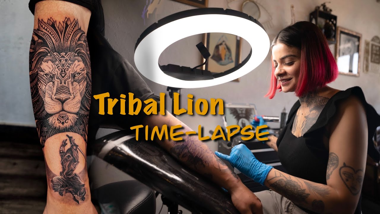 Tribal Lion Time-lapse || Done by Tulsi Chaudhary