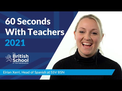 60 Seconds with Teacher Eirian Xerri | British School in The Netherlands