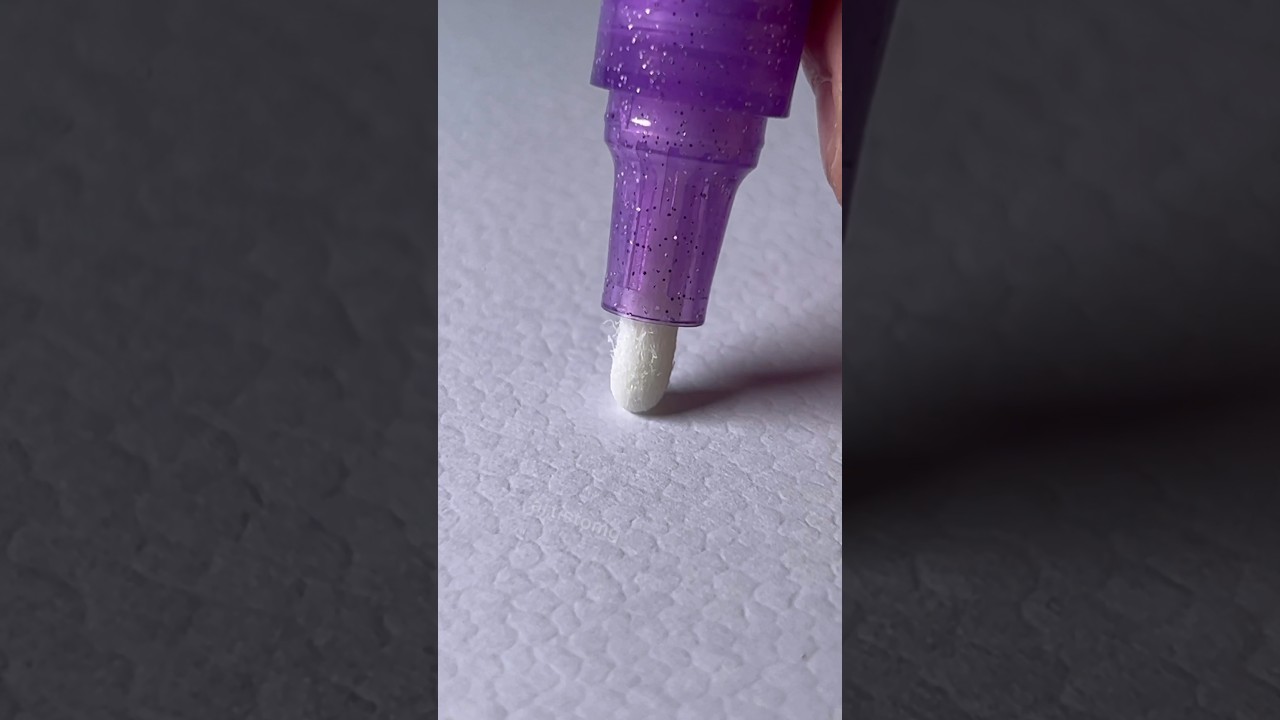 Violet Marker! 😊 #asmrsounds