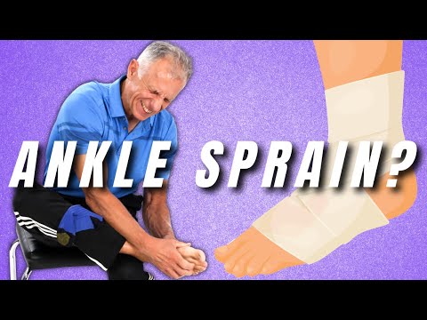 Sprained Ankles: English ESL video lessons