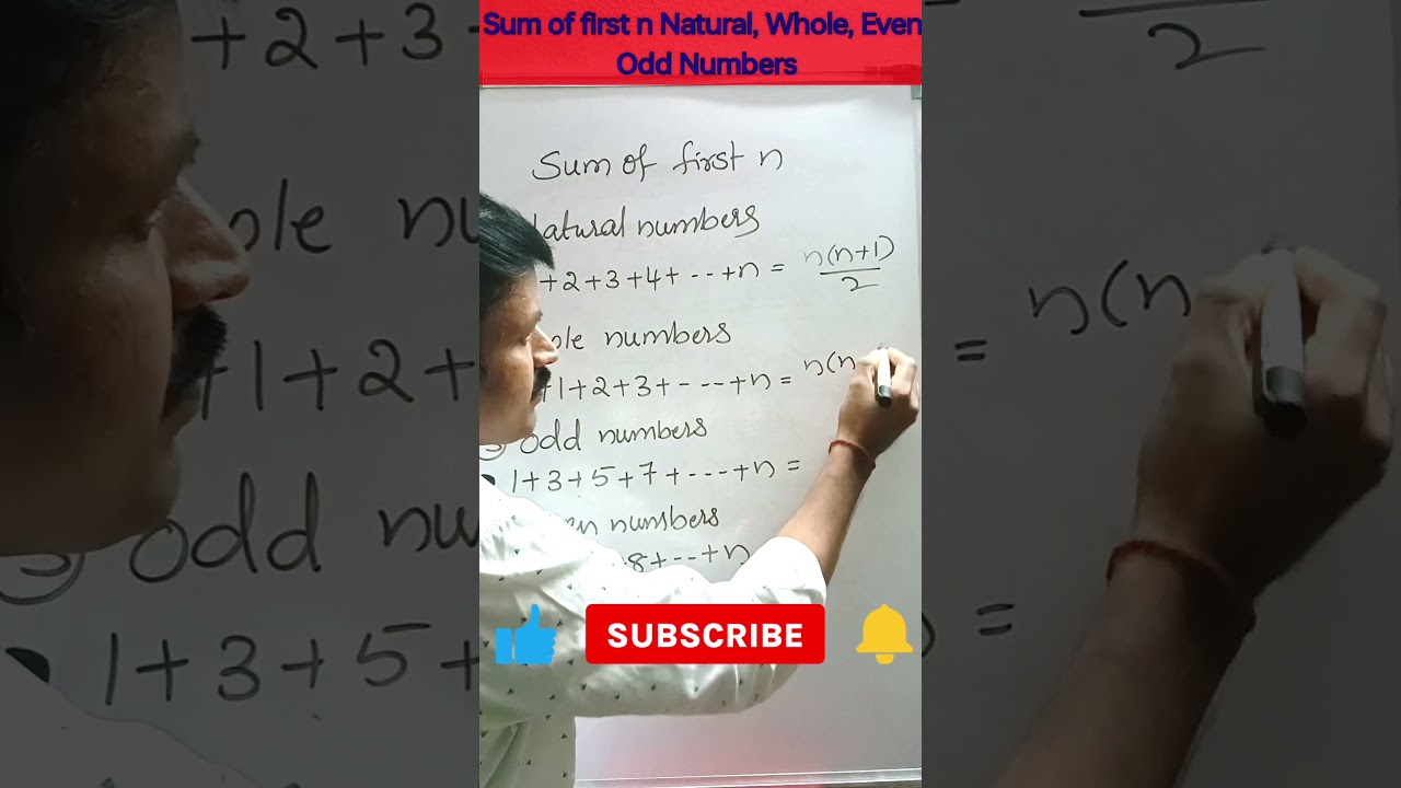 Sum of first n even, odd, natural numbers💯#shorts #youtubeshorts #shortvideos